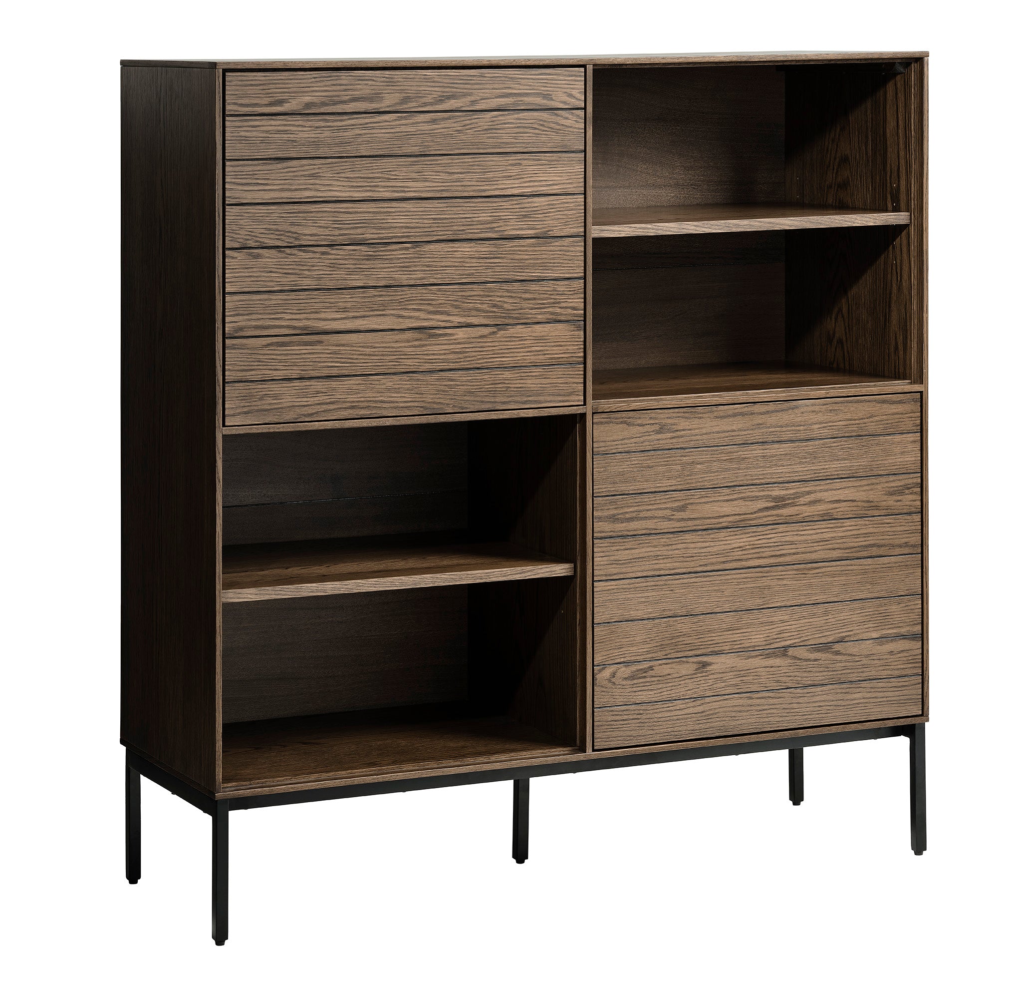 Yulee Wandkast - Smoked Eiken